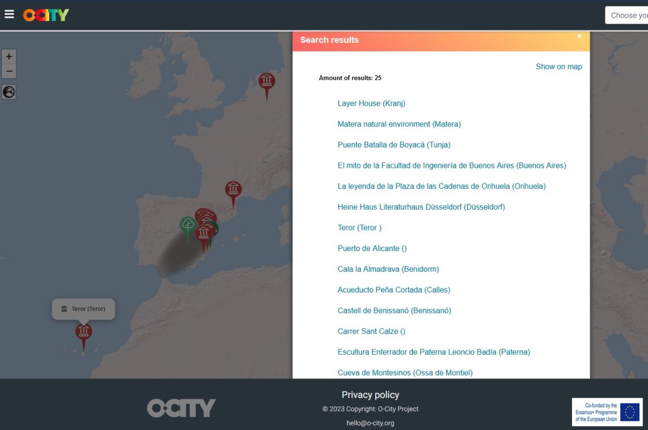 Podcast on the O-CITY heritage platform - O-CITY